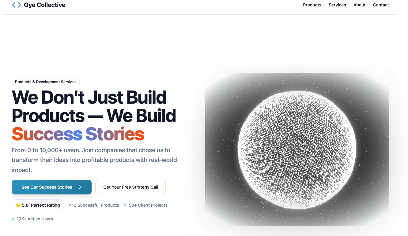 Oye Collective - Software Products & Development Services